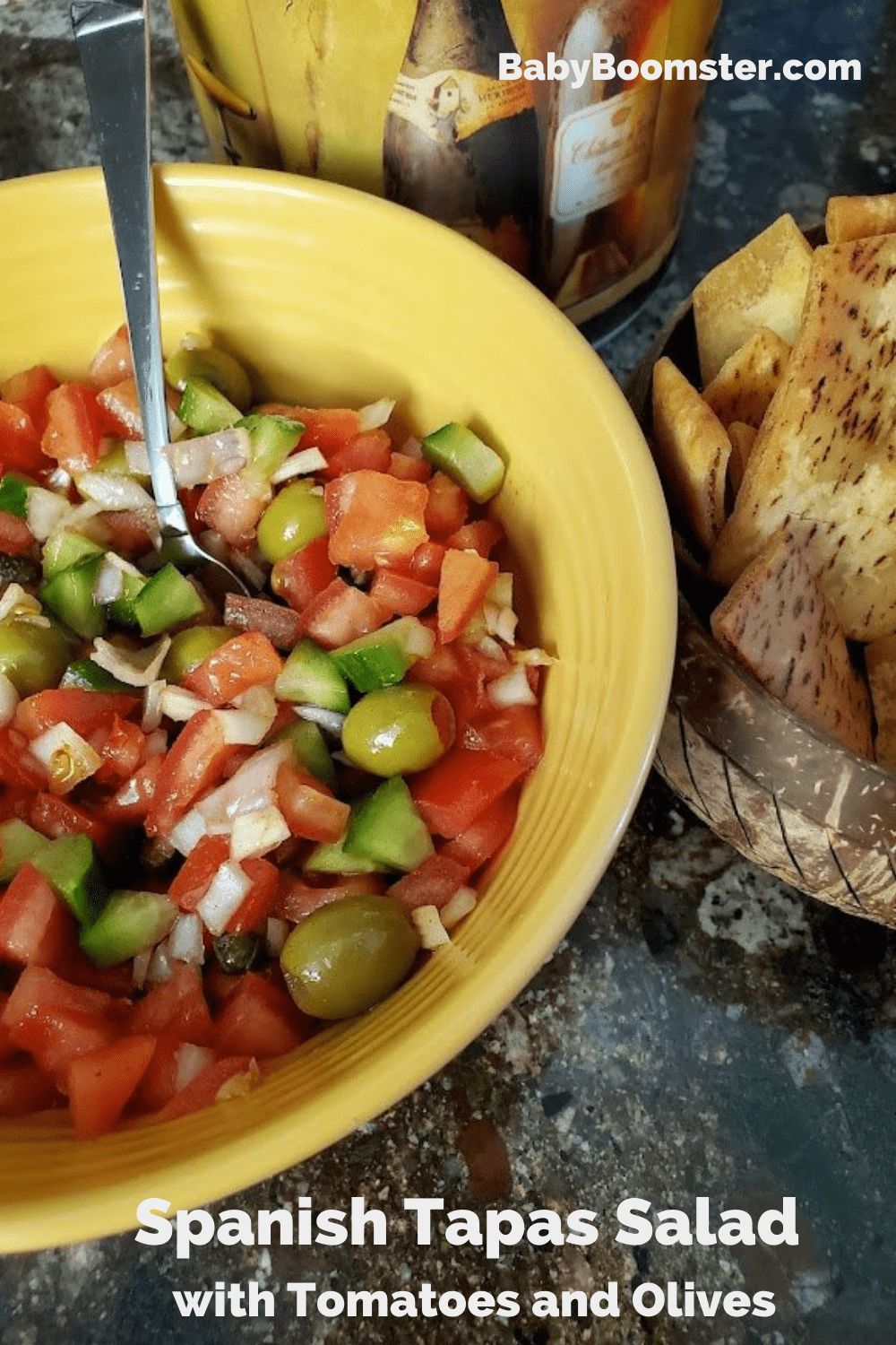 Tomato and Olive Spanish Style Salad